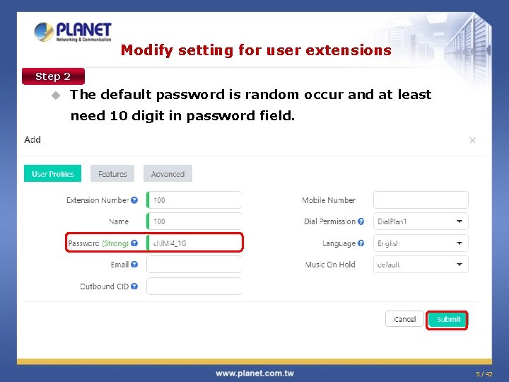 How to set up IP PBX IPX330IPX2100IPX2200IPX2500 Copyright