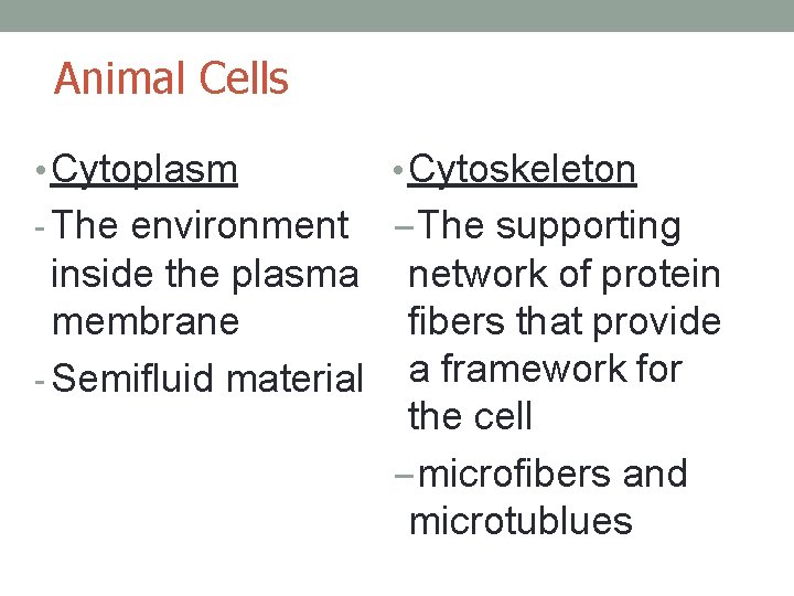 BELLWORK Name one function of the cell membrane