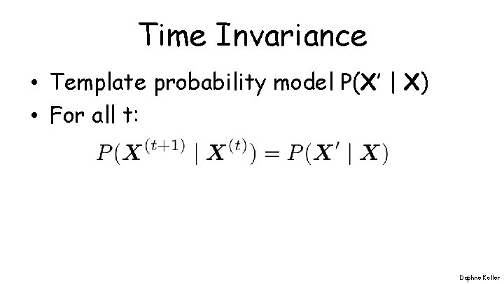 Probabilistic Graphical Models Representation Template Models Temporal ...