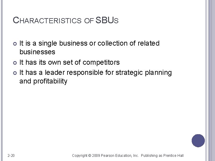 LECTURE 2 DEVELOPING MARKETING STRATEGIES AND PLANS MBA