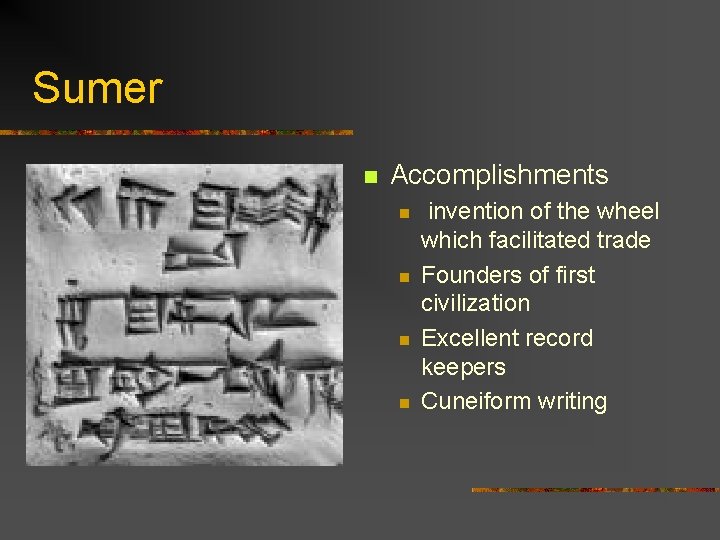 Mesopotamia World History vocabulary n n Citystates cities