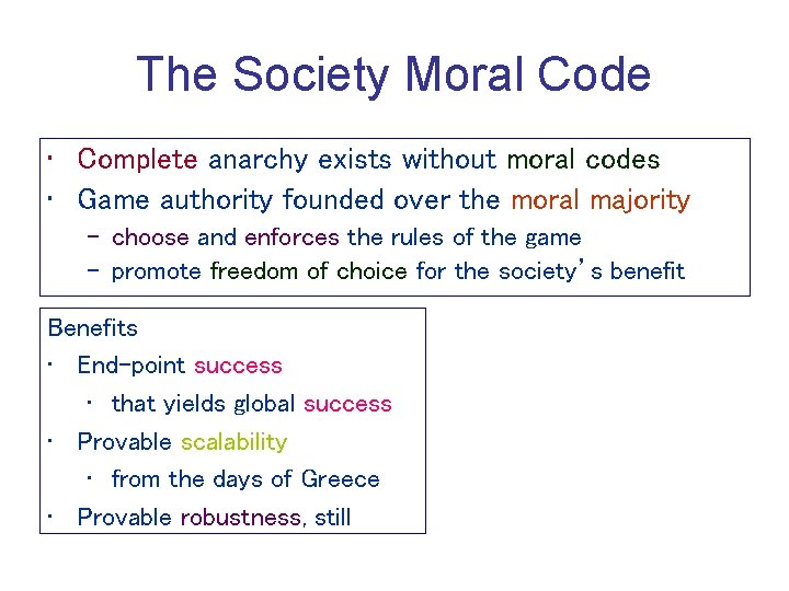 Game Authority for Robust and Scalable Distributed SelfishComputer