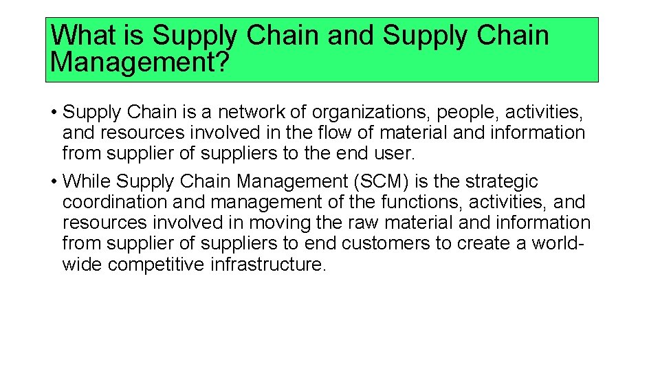 Supply Chain Management Production Planning and Control 2006