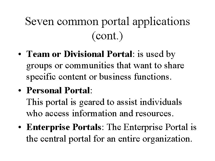 Internet Engineering Portal Outline Introduction Portal Architecture Java