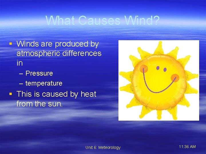6 5 Wind Unit 6 Meteorology March 6