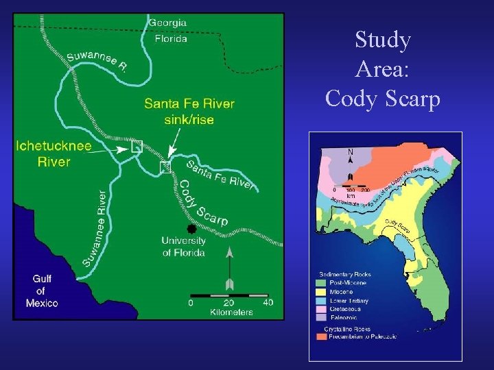 Ground and surface water interactions in karst terrains