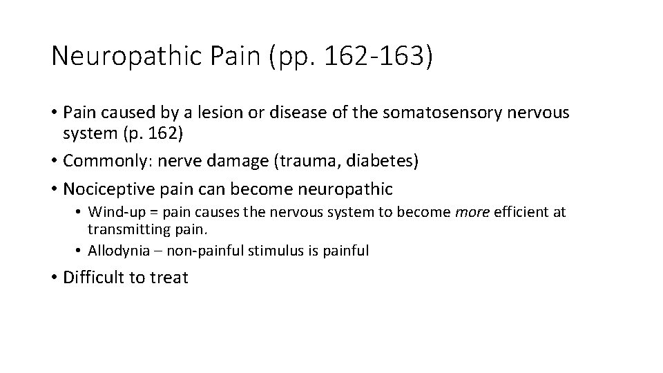 Pain and Symptom Assessment NCLIN 302 Summer 2017
