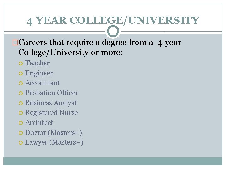 CLASS OF 2020 WHAT IS YOUR PLAN AFTER