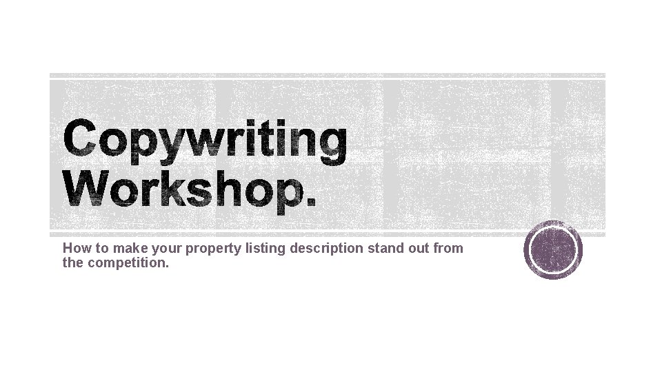 How to make your property listing description stand