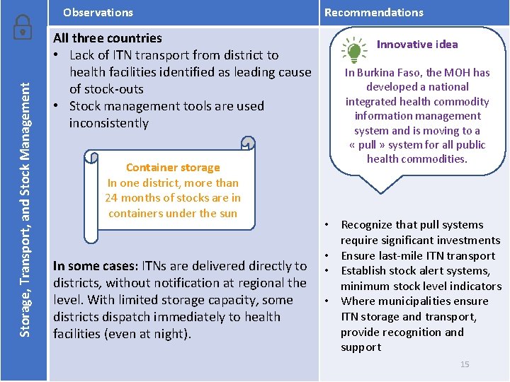 Identifying Opportunities and Challenges ITN Continuous Distribution ...