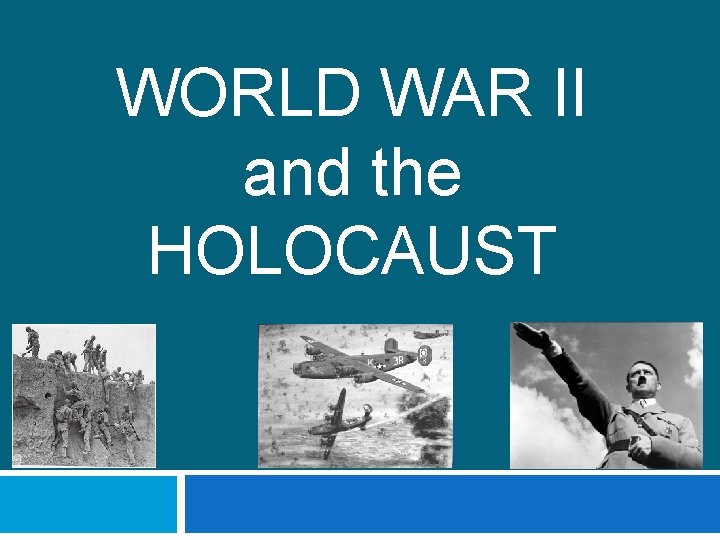 WORLD WAR II and the HOLOCAUST SS 6