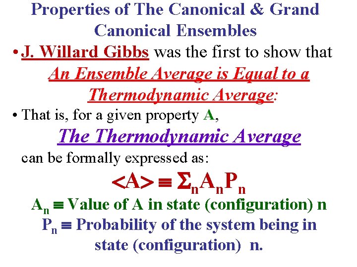 Basic Methods of Stat Mech Overview of Common