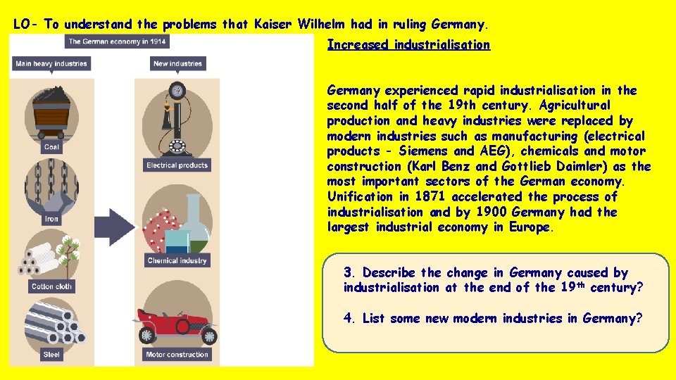 The Kaisers problems LO To understand the problems