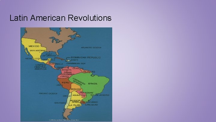 Revolutions Around the World American Revolution American Revolution