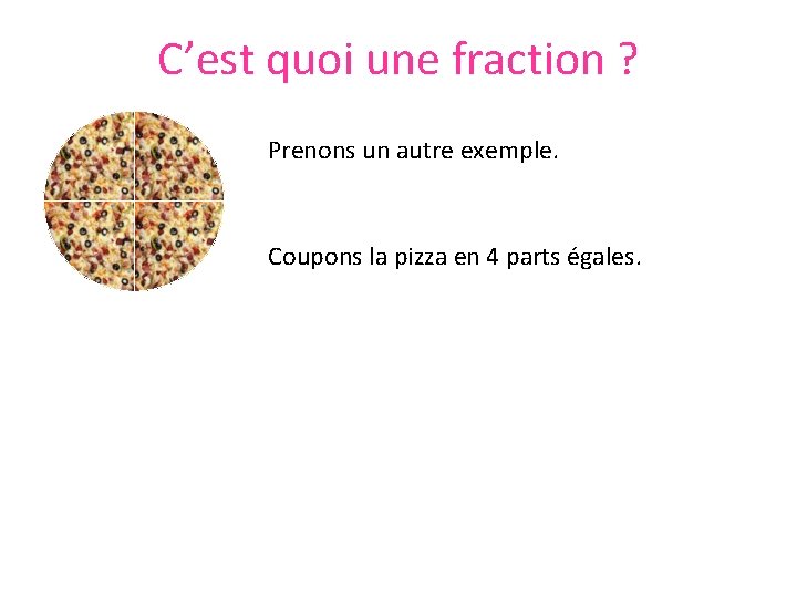 N 4 Numration Lire et comprendre les fractions