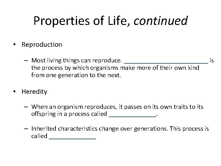 Section 4 What Is Biology Preview Bellringer Key