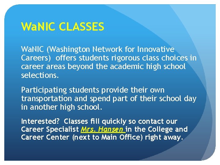 Welcome the Class of 2019 Bellevue High School