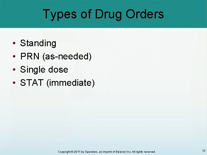 Chapter 2 Safely Preparing and Giving Drugs Copyright