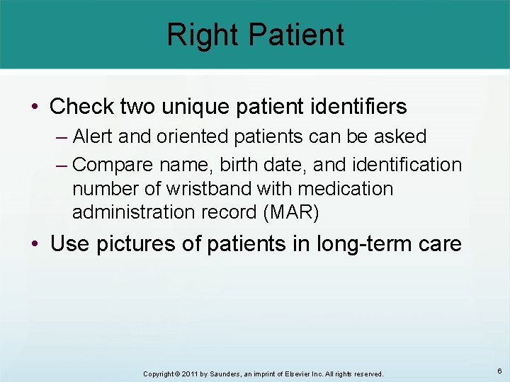 Chapter 2 Safely Preparing and Giving Drugs Copyright