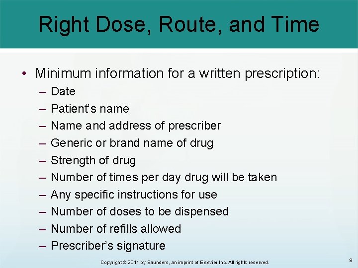 Chapter 2 Safely Preparing and Giving Drugs Copyright
