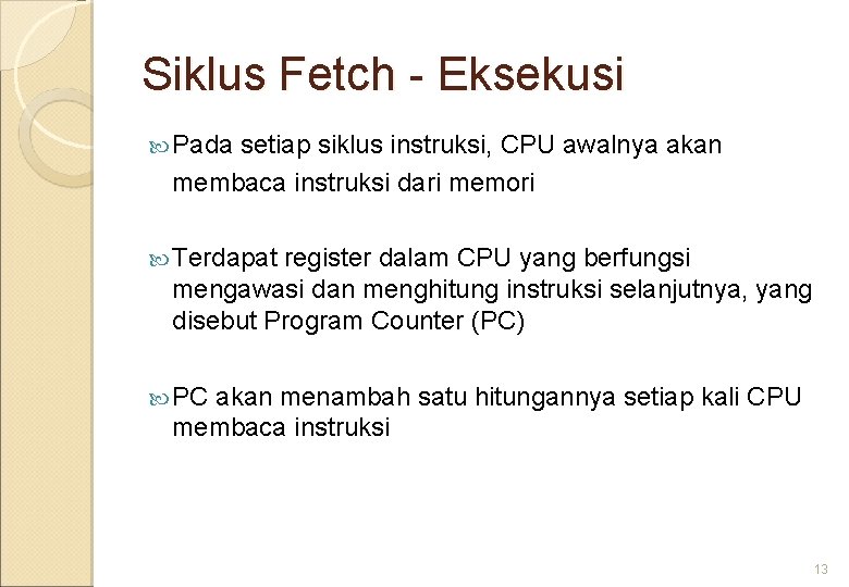 Arsitektur Organisasi Komputer BAB IIi STRUKTUR CPU 1