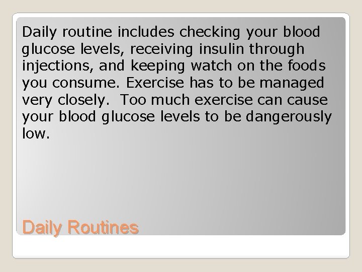 Type 1 Diabetes What to Expect By Will