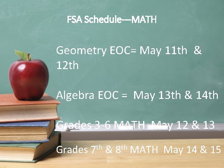 Florida Standards Assessment Grades 3 8 Beachside Montessori