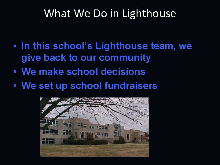 The Student Lighthouse Team Role By Chase Carver