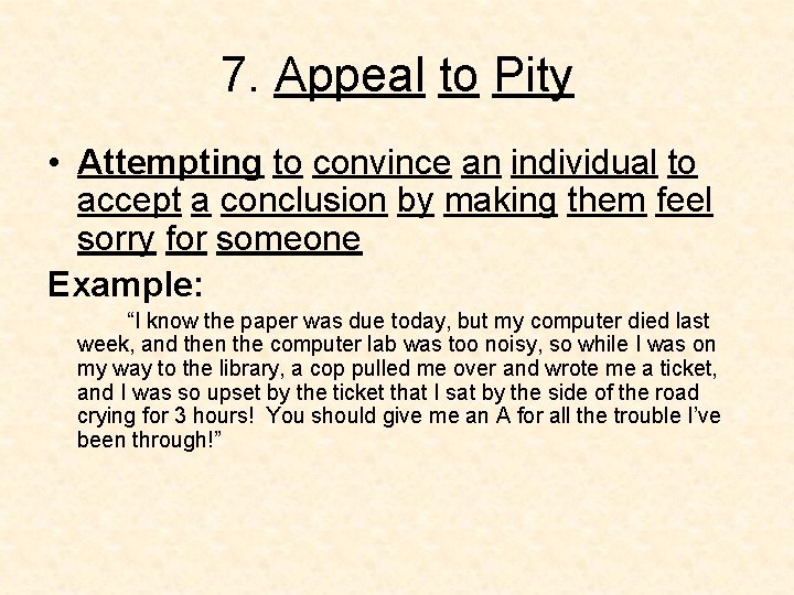 Logical Fallacies Unit 2 What is a fallacy