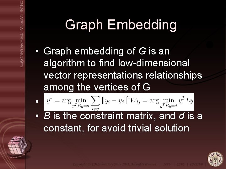 Graph Embedding and Extensions A General Framework for