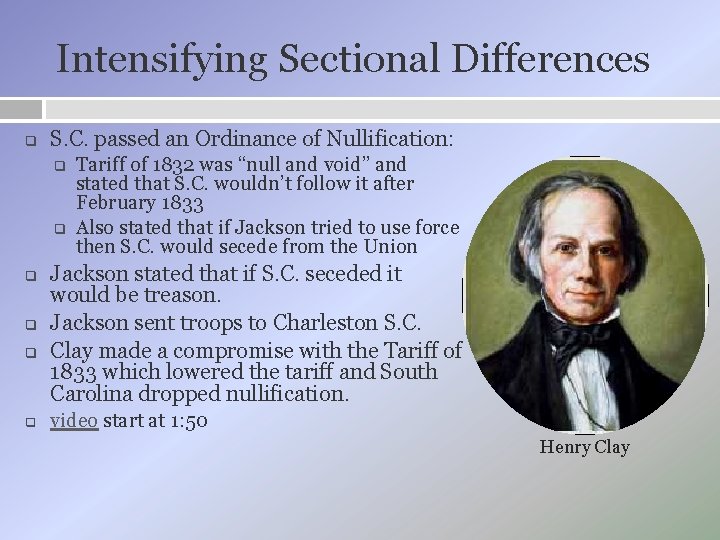 Level 1 JACKSON AND SECTIONAL DIFFERENCES Vocabulary Tariff