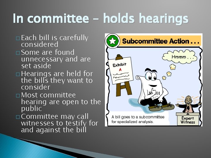 How a Bill becomes a Law Chapter 8