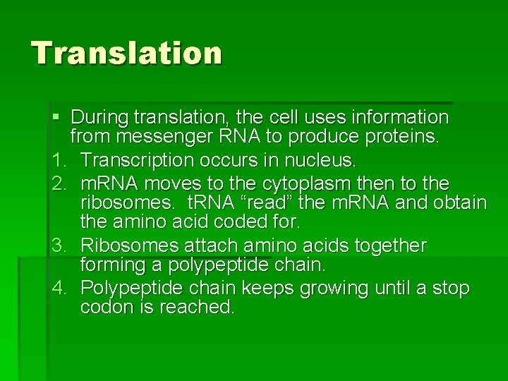 RNA Ribonucleic Acid Structure of RNA Single stranded