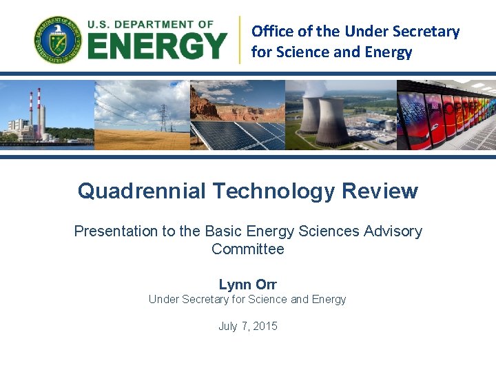 Office of the Under Secretary for Science and