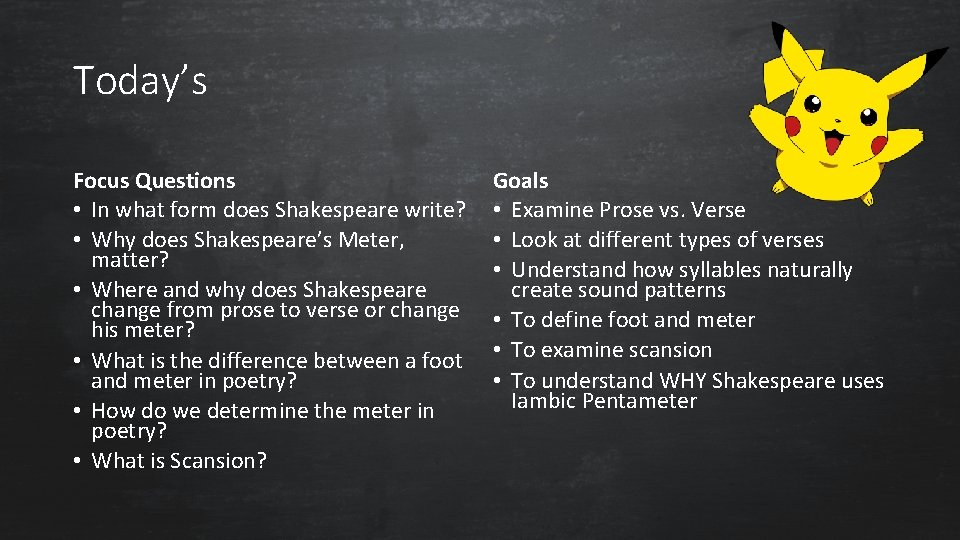 Unlocking Shakespeare Meter Gotta Scan em all Todays