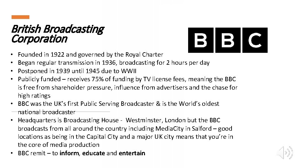 Exploring the BBC Ellie Whytock British Broadcasting Corporation