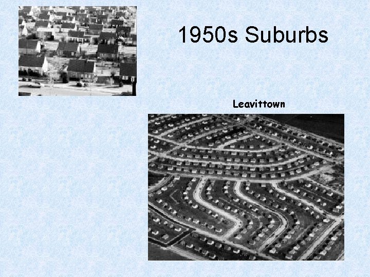 Changes in 1950 s 1950s Mc Donalds The