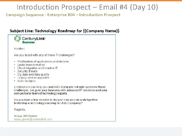 New SFDC Campaign Sequence Enterprise B 04 Introduction