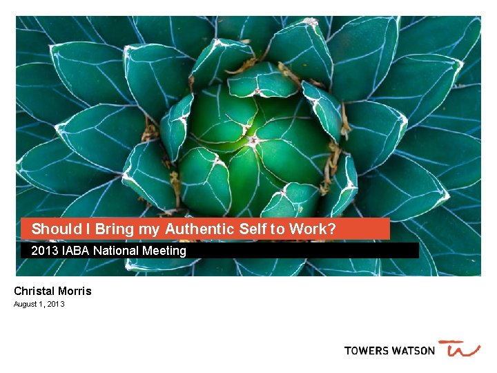 Should I Bring my Authentic Self to Work