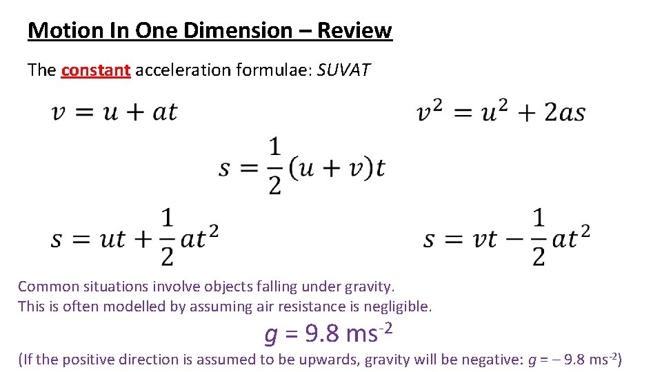 Motion In One Dimension Review Vocabulary Displacement 13122021