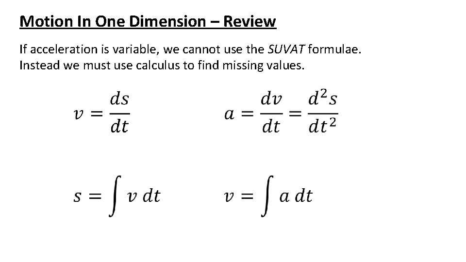 Motion In One Dimension Review Vocabulary Displacement 13122021