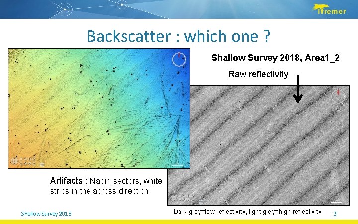 Backscatter processing of the Common Dataset delivered by