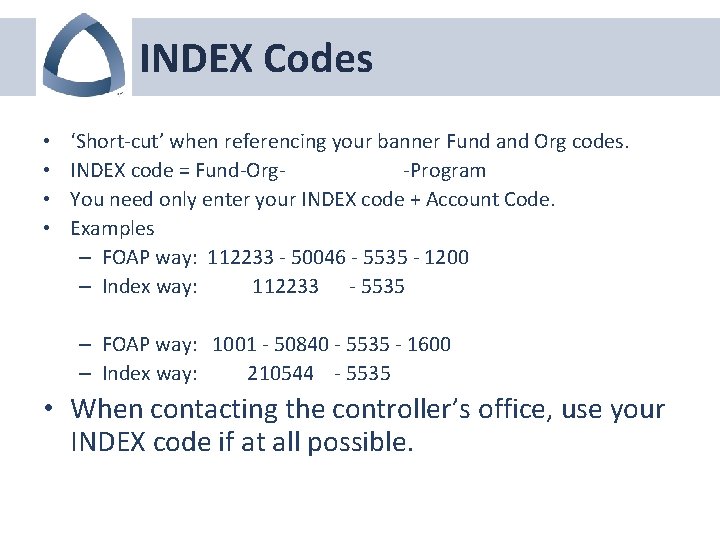 Chart of Accounts Introduction Presented by Nate Grimm