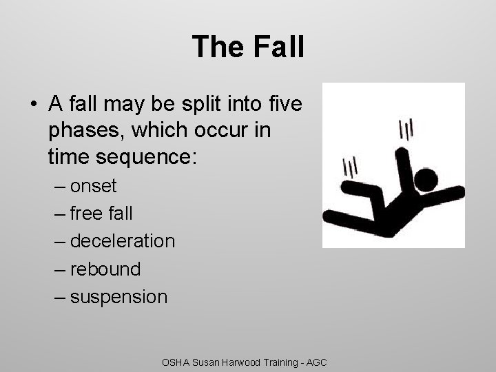Fall Protection Susan Harwood Grant Training Program 2013
