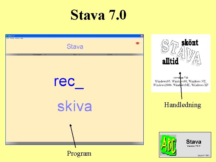 Stava 7 0 Handledning Program Stava 7 0