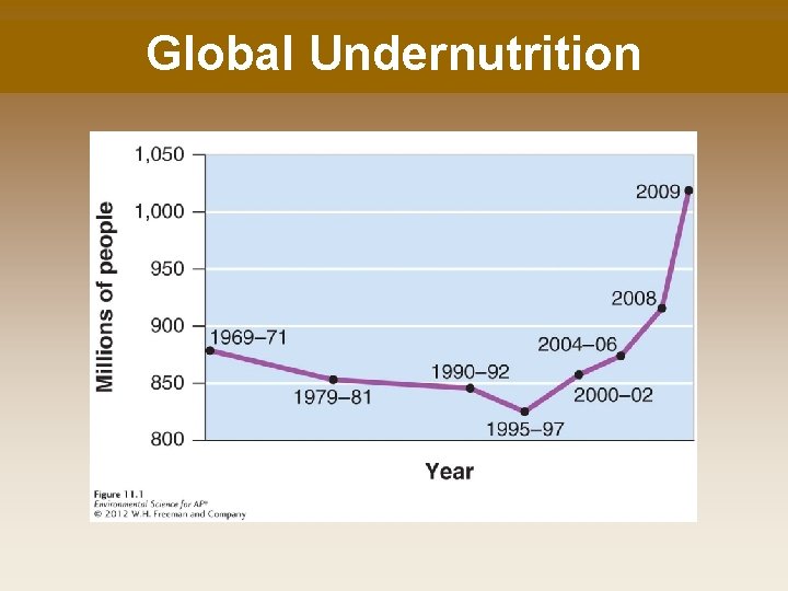 Chapter 11 Feeding the World Global Undernutrition Nutritional