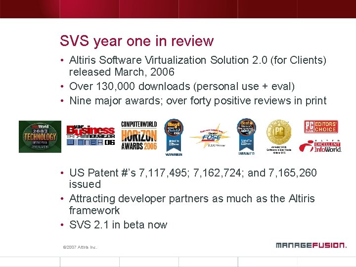 Best Practices for Implementing and Managing SVS Scott