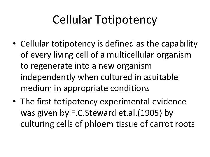 Plant Tissue Culture B Sc final year Plant