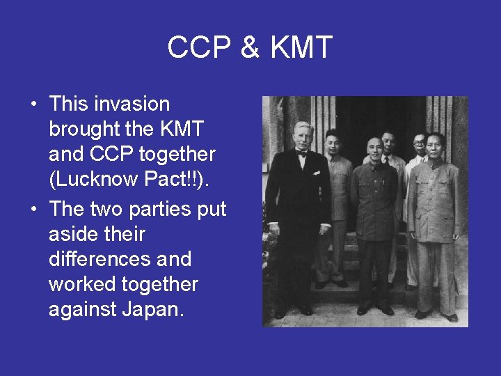 Mao Zedong and Communism in China WWII A