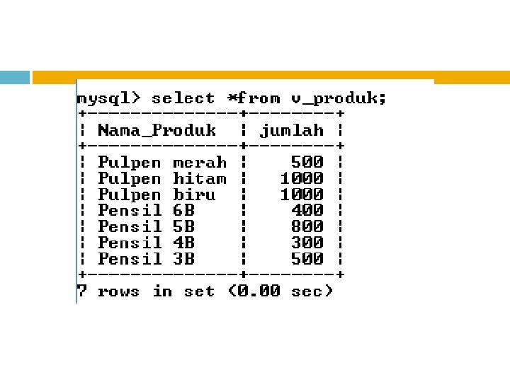 TRANSAKSI Buka DATABASE TOKO Buat sebuah tabel account